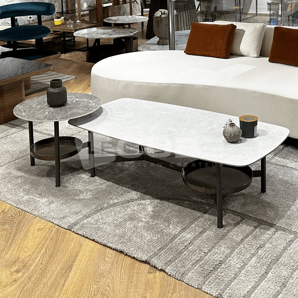 Duo de tables basses Mario – Le Cube Artisan Créateur