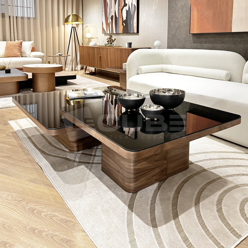 Duo de tables basses BLACK SHADOW – Le Cube Artisan Créateur