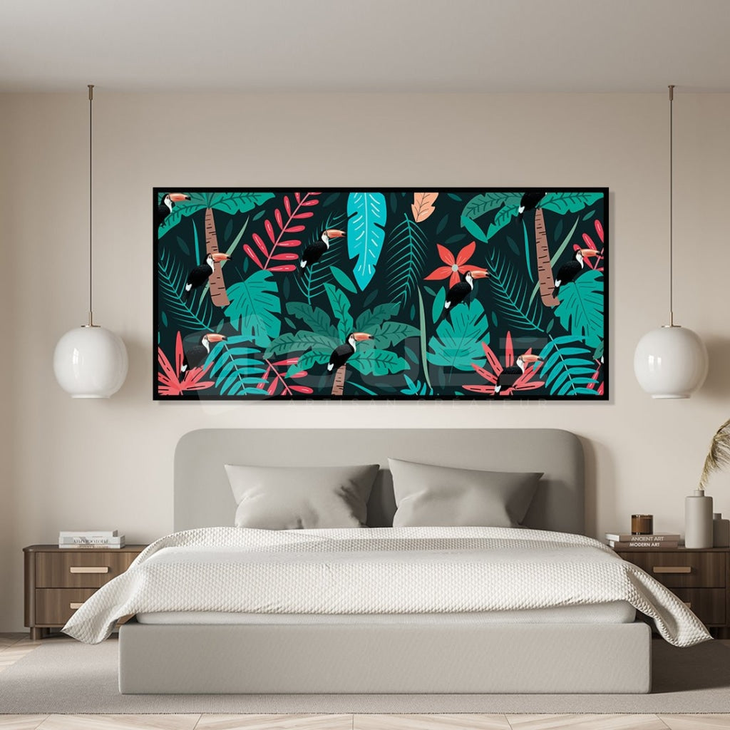 Tableau TROPICAL – Le Cube Artisan Créateur